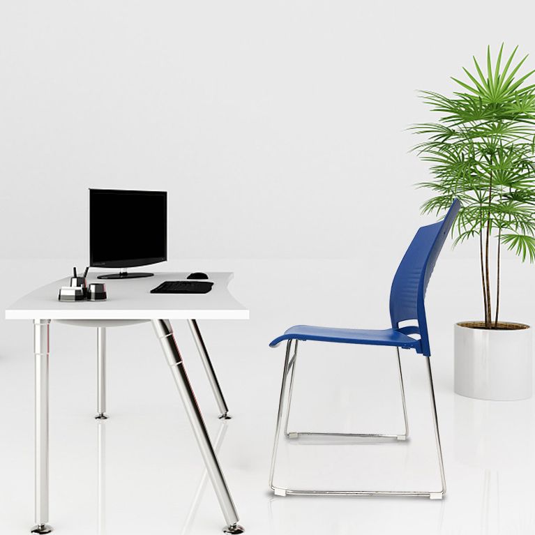 Modern Plastic Desk Chair with Low Back and Ergonomic Gaming Home ...