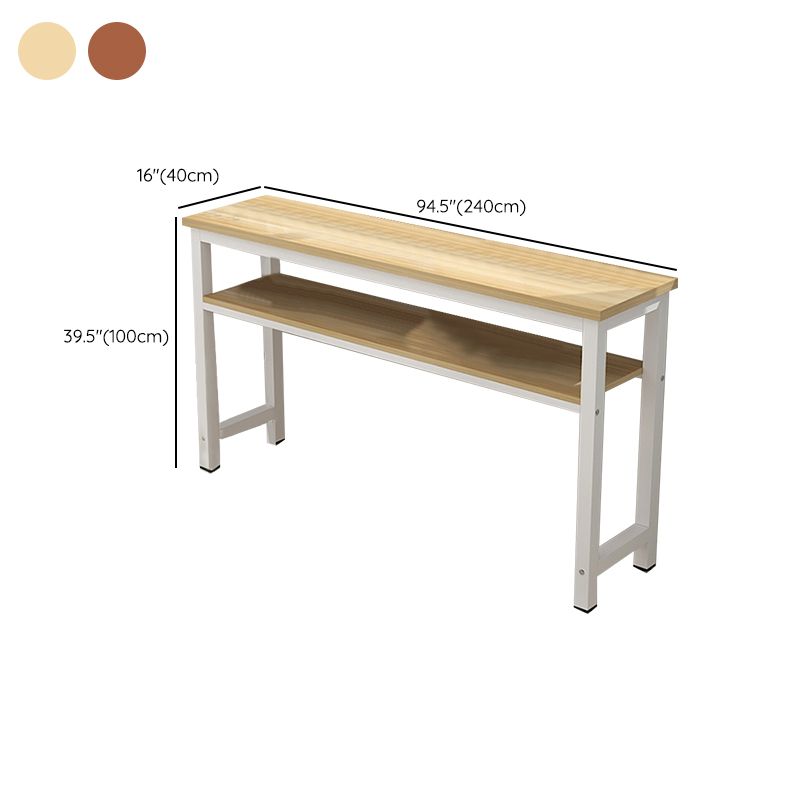 Modem & Contemporary Rectangle Wood Bar Wine Table for Dining Room ...