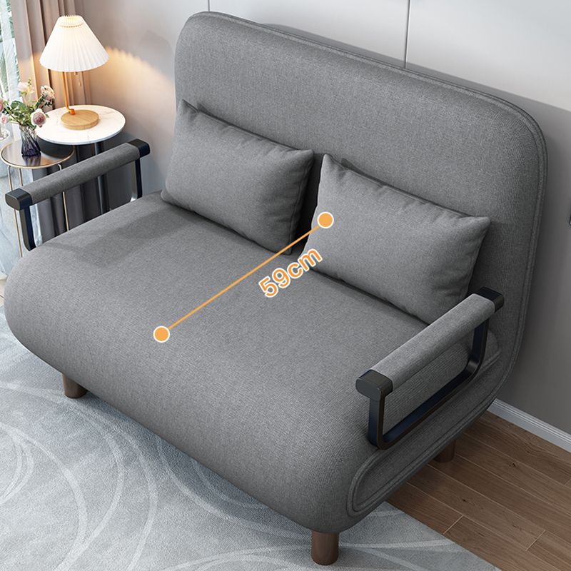 Scandinavian Futon Sleeper Sofa Bed Fabric Convertible Sofas for ...