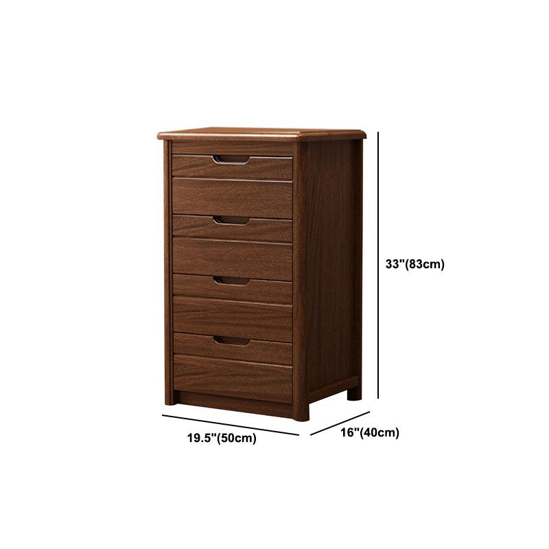 16" W Wooden Lingerie Chest Traditional Storage Chest with 3 / 4 /5 ...