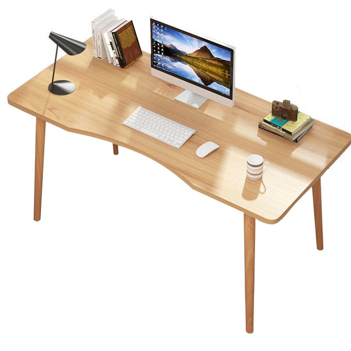 Modern Home Freeform Writing Desk Artificial Wood Bedroom Desk - Clearhalo