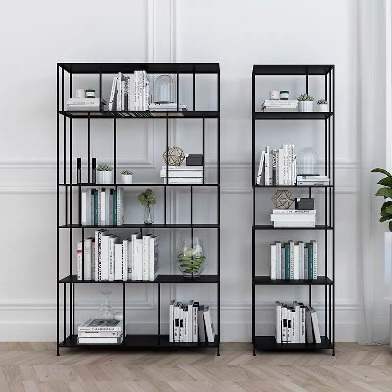 Metal Etagere Bookshelf Industrial Etagere Bookcase with 5 Shelves ...