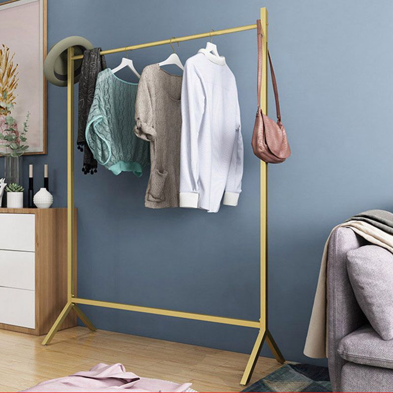 Glam Hall Stand Metal Framed Hanging Rail Entryway Kit for Living Room ...