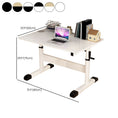 Modern Wood Office Desk Rectangle Task Desk with T-Shape Base for Home ...