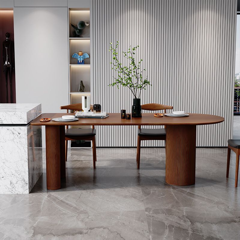 Free Form Dining Table Solid Wood Table Contemporary with 3 Legs ...