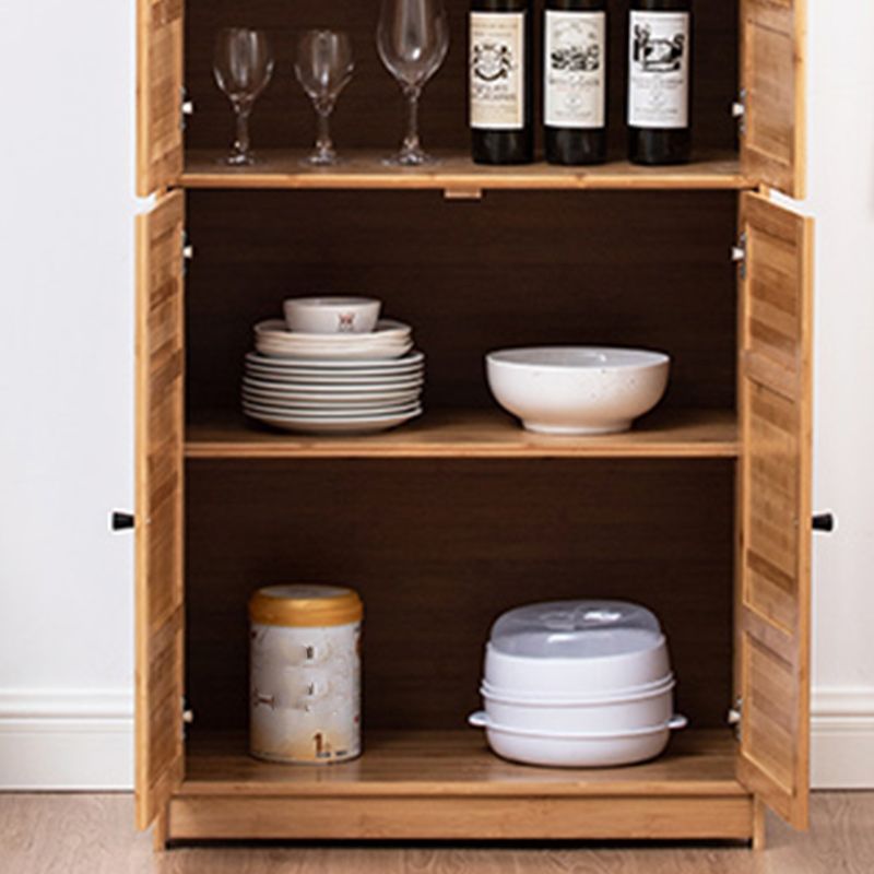 Industrial Rectangle Cabinet Knobs Storage Cabinet with Doors - Clearhalo