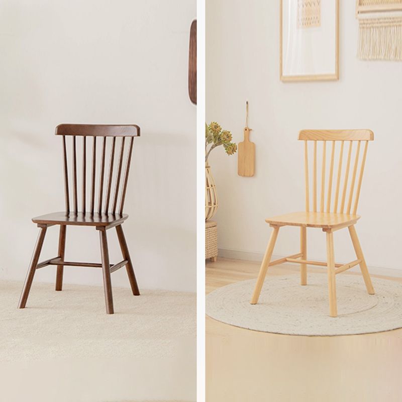 Oak Solid Wood Dining Chair Traditional Dining Room Chair for Home ...