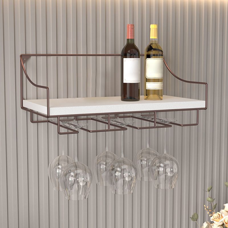 Modern Metal Wine Holder Rack 16.9" x 9" x 7" Wall Mounted Wine Jail ...