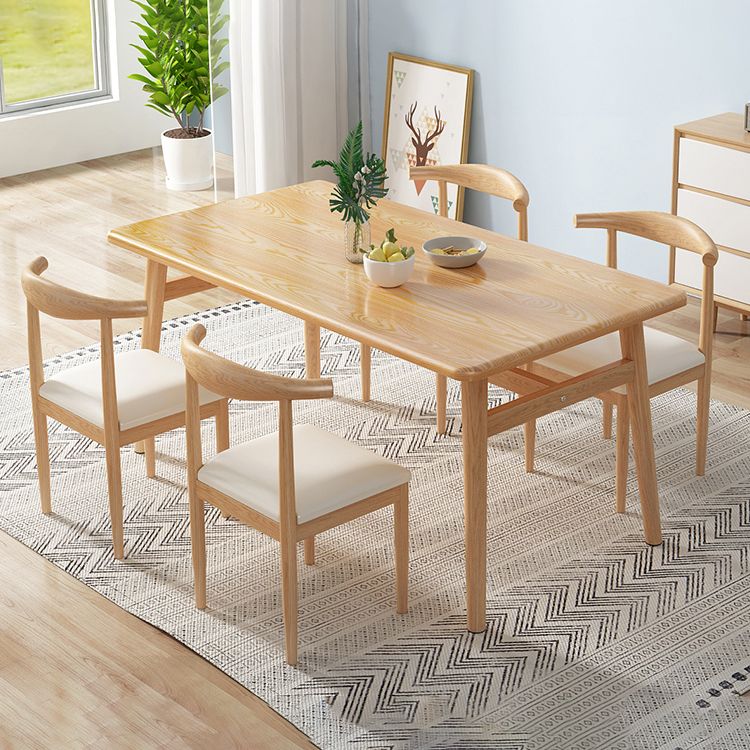 Home Modern Style MDF Dining Furniture Set Rectangle Dining Set with ...