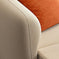 Glam Style Beige Futon Sleeper Sofa with Pillow Back and Square Arms ...