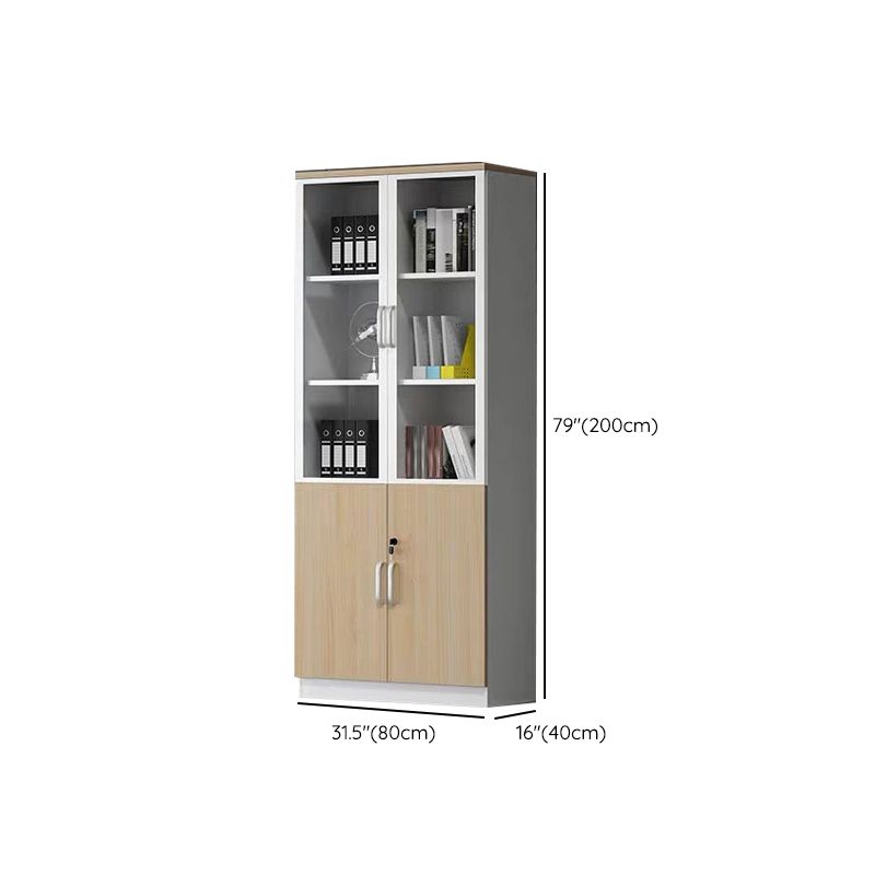 Contemporary File Cabinet Vertical Engineered Wood Filing Cabinet ...