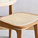 Modern Style Wooden Chair Dining Armless Open Back Chairs for Kitchen ...