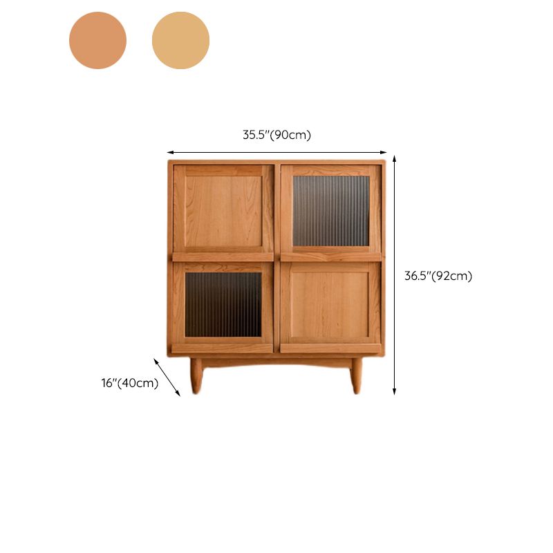 Modern & Contemporary Cabinet Square Glass Paned Bar Pulls Straight ...