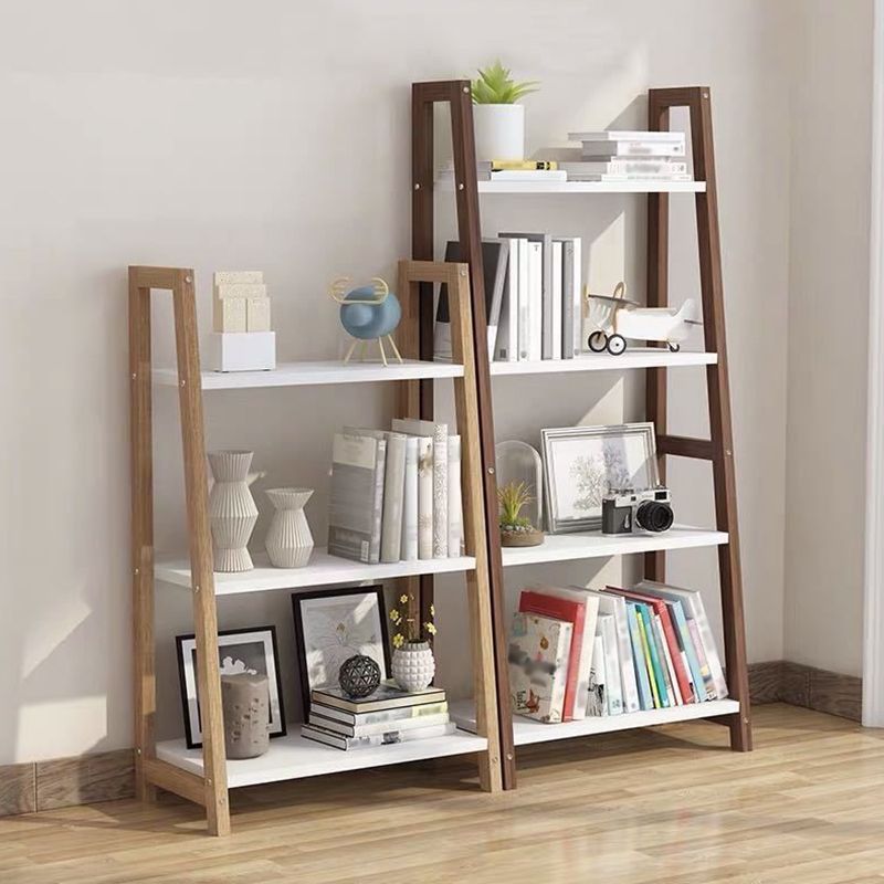 Open Back Bookshelf Scandinavian Style Bookcase for Study Room and ...