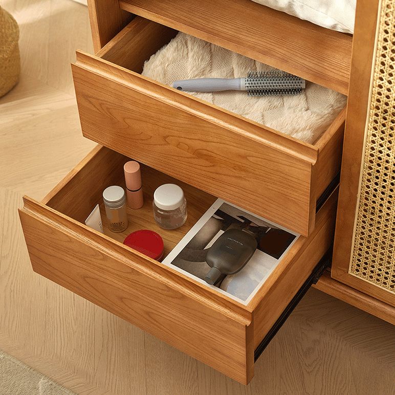 Sliding Solid Wood Wardrobe Closet with Legs Modern Wardrobe Cabinet ...