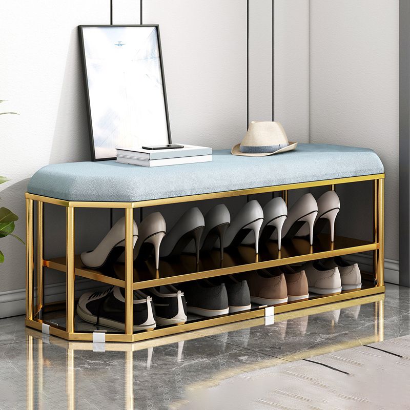 Velvet Specialty Storage Ottomans Standard Plain Glam Style Fade ...