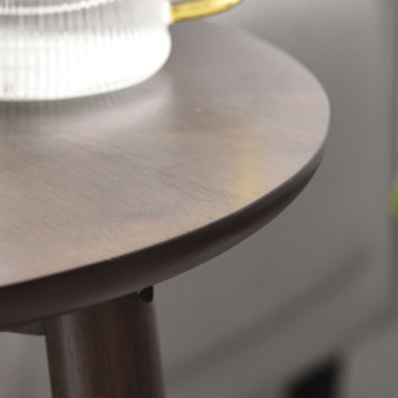 Modernistic Corner Table with Storage Round Double Tier Living Room End ...