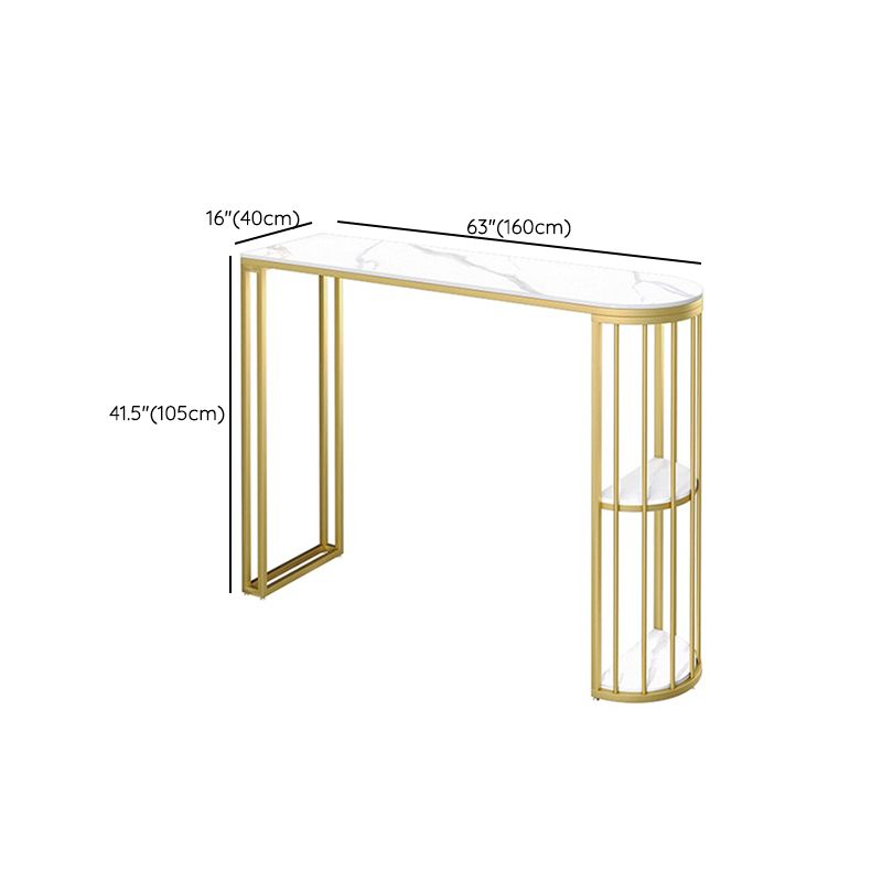 Modern Bar Table Set 1/2/3 Pieces Stone Bar table with Upholstered ...