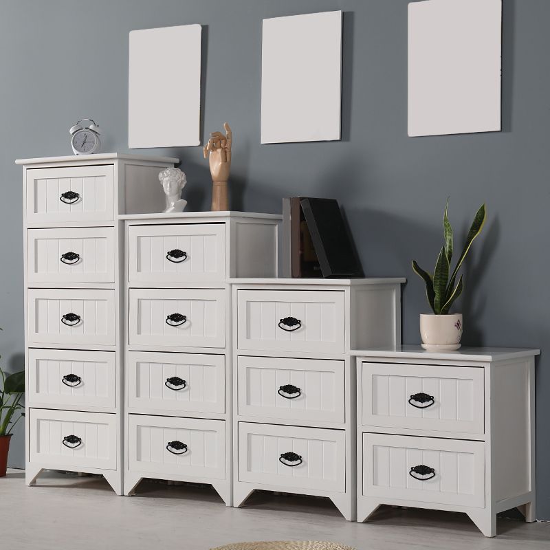 11.7-inch W Coastal Storage Chest Dresser Solid Wood Storage Chest ...