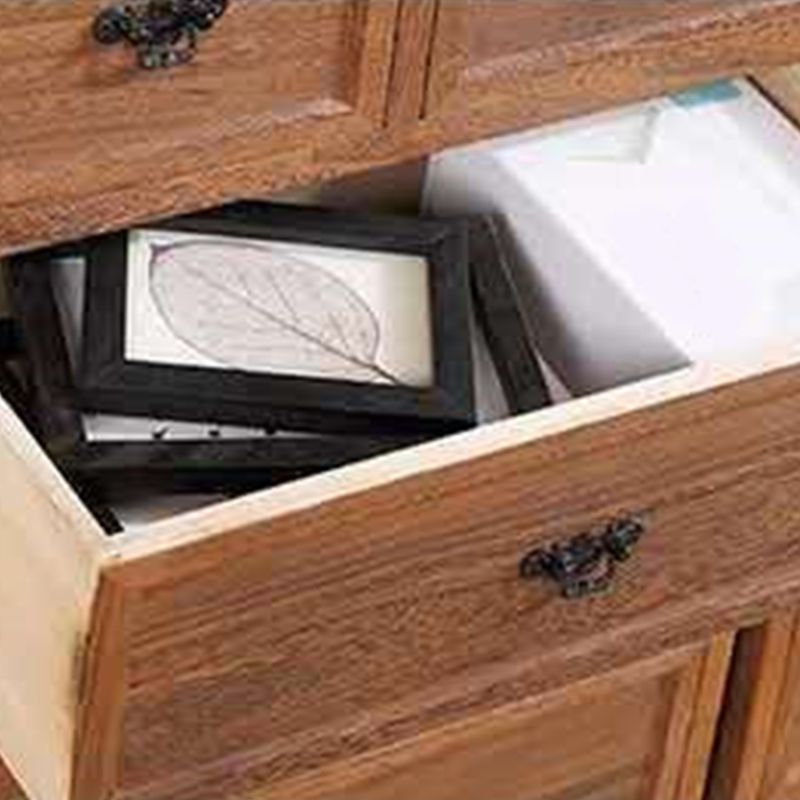 14" W Wooden Lingerie Chest Traditional Storage Chest with Drawers ...