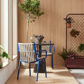 Fixed Back Lounge Chair Basic Four Legs Chair for Living Room - Clearhalo