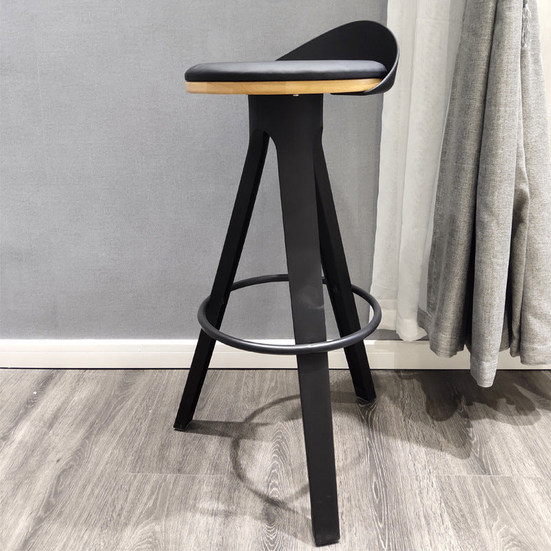 Industrial Padded Feet Barstools Bar Business Counter Height Stools ...