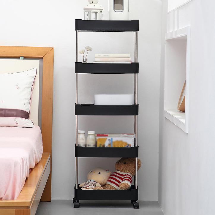 Plastic Bookshelf Contemporary Style Bookcase Open Shelf Bookcase for ...