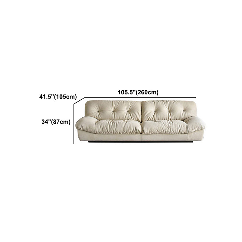 Tufted Standard Sofa 41.33" D x 34.25" H Armless Sofa for Living Room ...