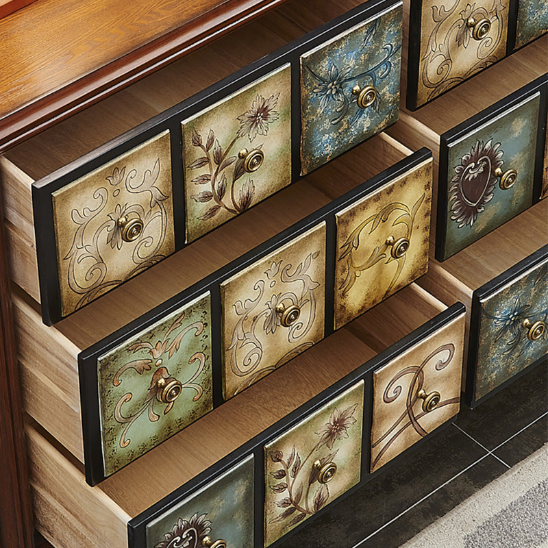 American Retro Storage Chest Solid Wood Storage Chest Dresser for ...