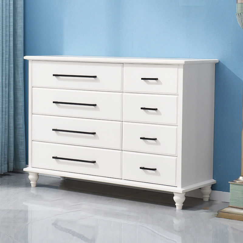 5 / 7 / 8 Drawers White Wooden Storage Chest Modern Style Storage Chest ...