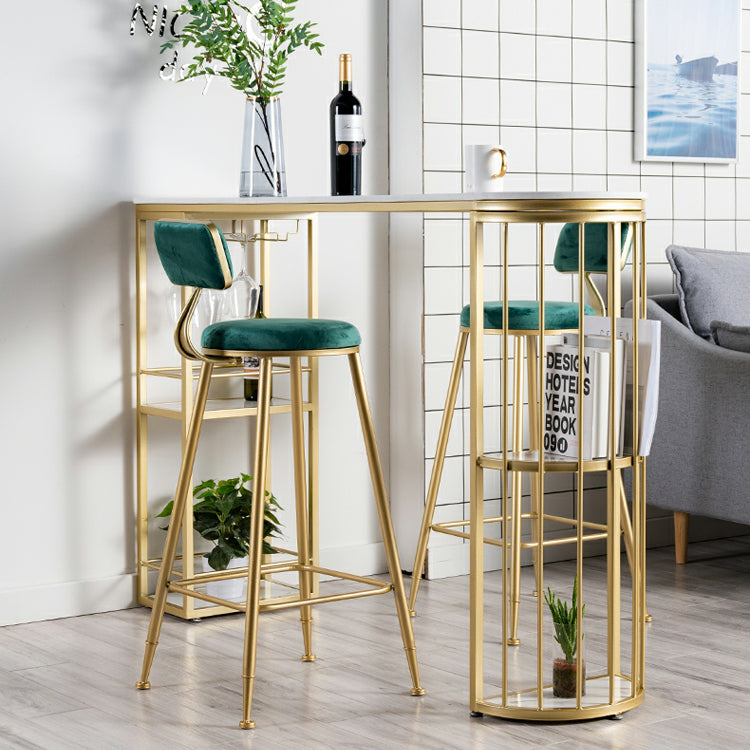 Sintered Stone Irregular Shape Bar Table Luxurious Bar Table with ...