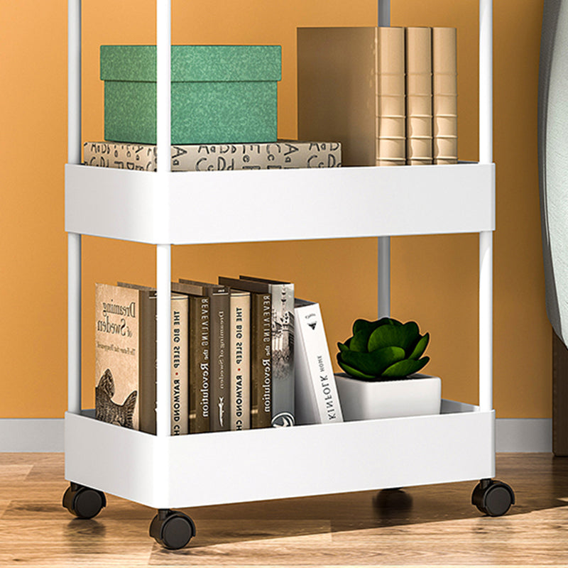 Modern Plastic Bookcase, Plastic Bookshelf for Any Room, 16" L - Clearhalo