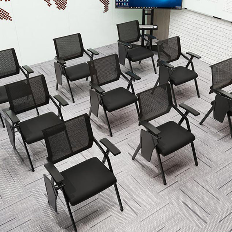 Mid Back Mesh Conference Chair Ergonomic Fixed Arms Chair for Office ...