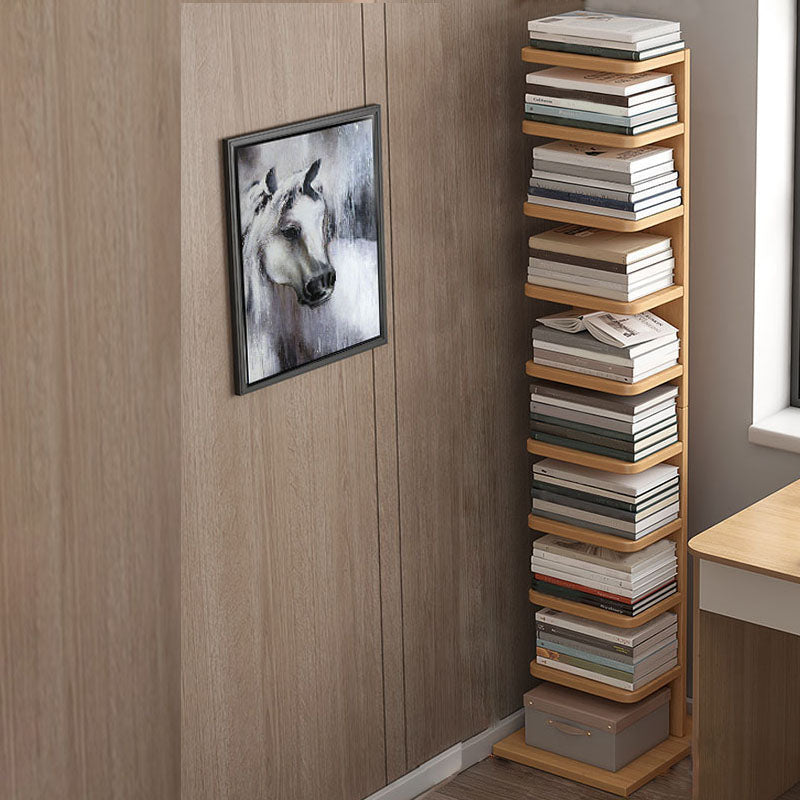 Geometry Shape Bookshelf Modern Wooden Bookcase with Multi Shelves , 24 ...