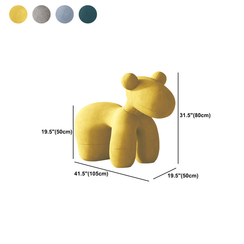 Animal Shape Chair Armless Accent Room Accent Chair for Children ...