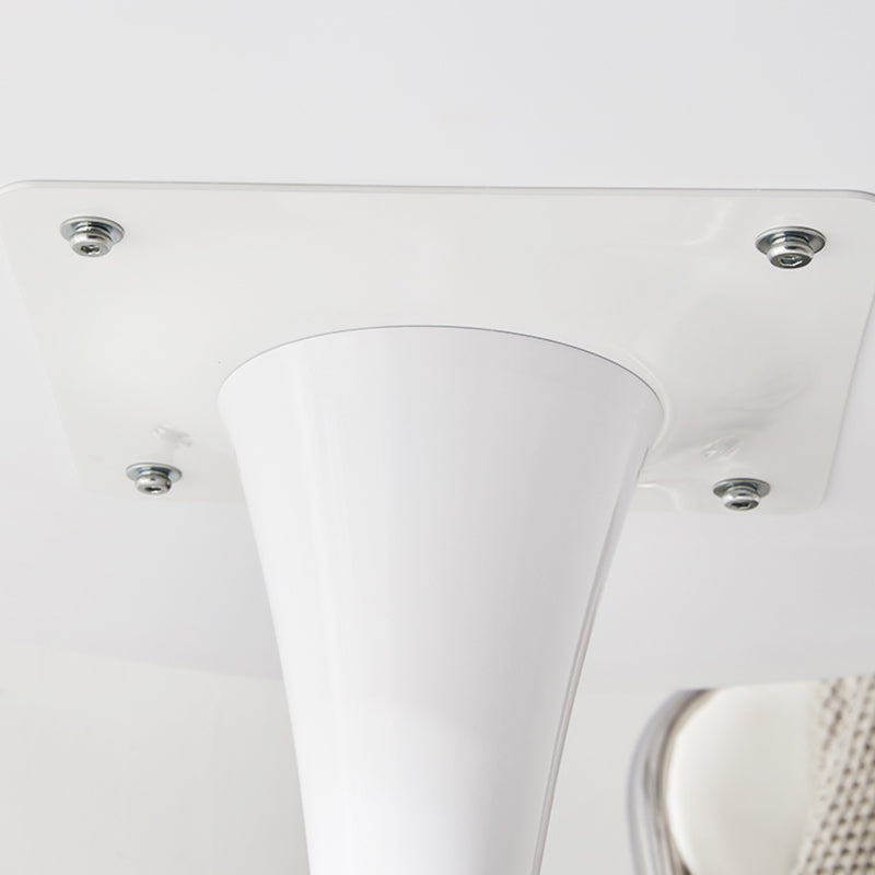 Modern Wooden Coffee Table Round Top Shape Pedestal Cocktail Table ...