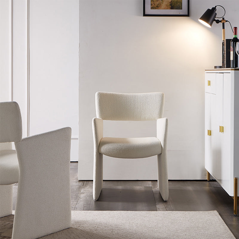 Mid-Century Modern Sled Arm Chair Fixed Back Accent Armchair for Living ...