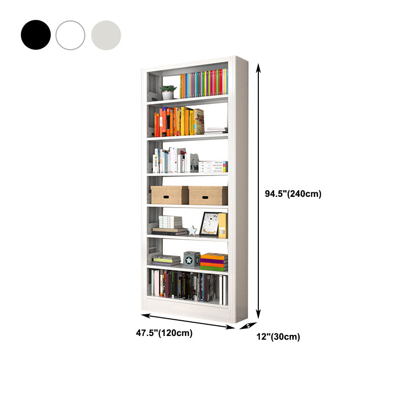 Urban Open Back Shelf Bookcase Standard Steel Bookshelf for Study Room ...