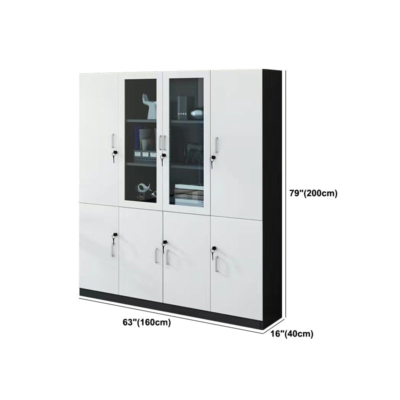 Contemporary File Cabinets Solid Wood Frame White Vertical File Cabinet ...