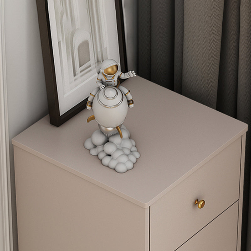 Modern Rectangle Side Cabinet Wood Knobs Storage Cabinet with Drawer ...