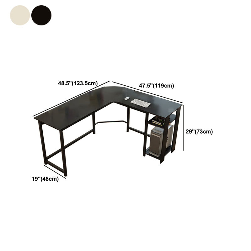 H-Shape Wooden Writing Desk Keyboard Tray Bedroom L-Shape Office Desk ...