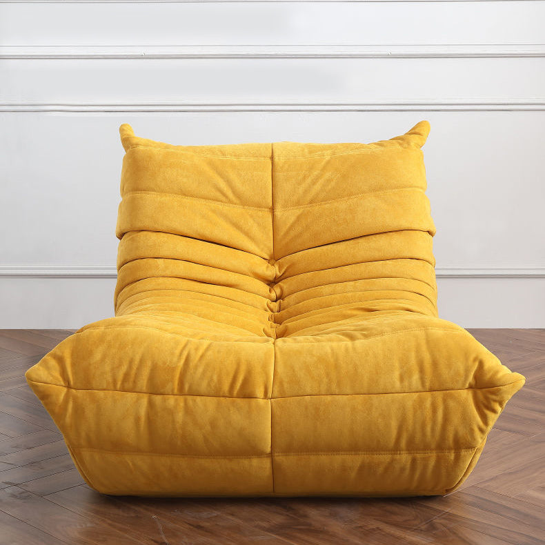 Armless Chair with Tufted Back 35.43" Wide Velvet Chair for Living Room ...