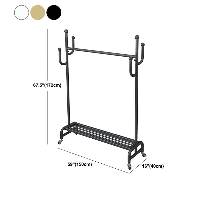 Modern Style Coat Rack Metallic Free Standing Hooks Design Coat Hanger ...