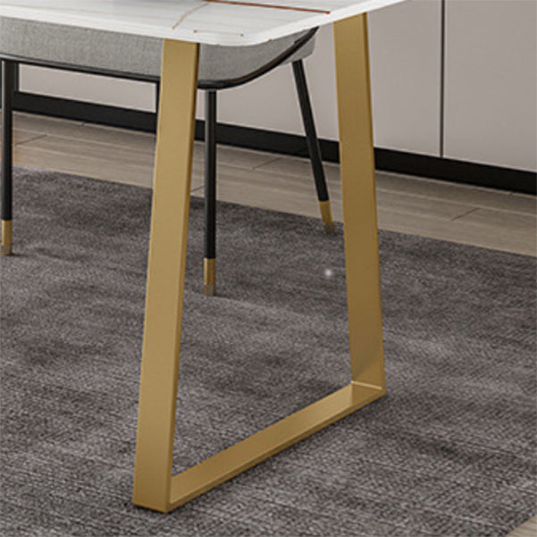 Glam 29.53-inch Tall Writing Desk 1-shelf Stone Office Desk with Sled ...