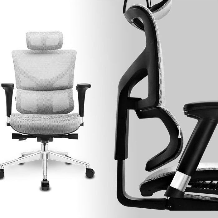 Modern Removable Arms Swivel Chair Adjustable Seat Height Office Chair ...