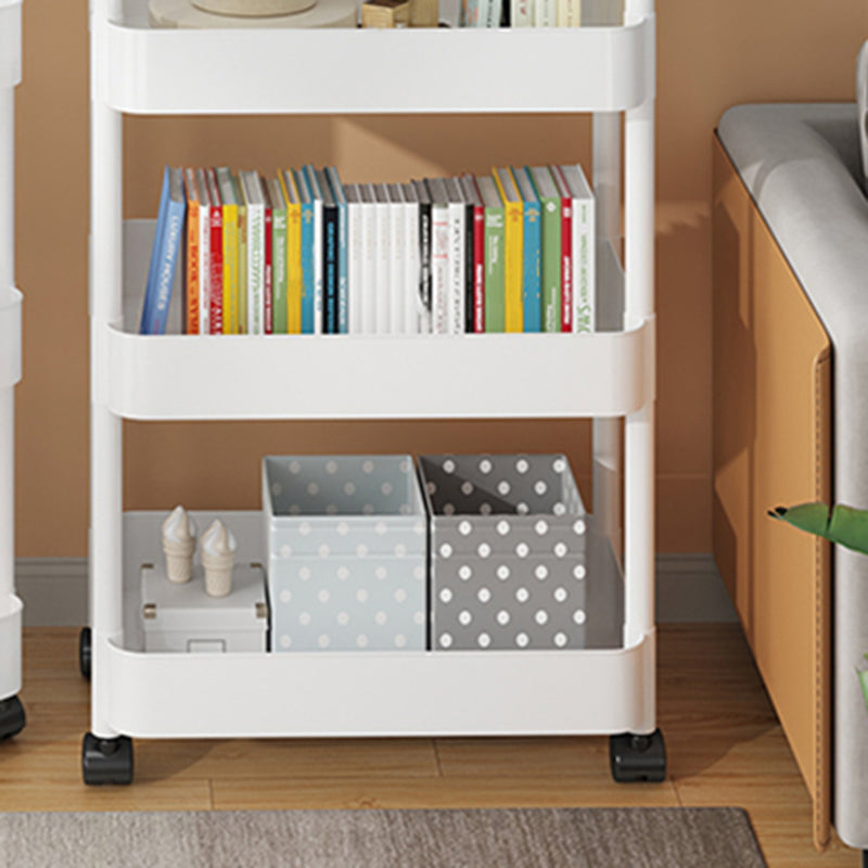 Scandinavian Plastic Bookshelf Open Back Standard Bookcase with Shelves ...