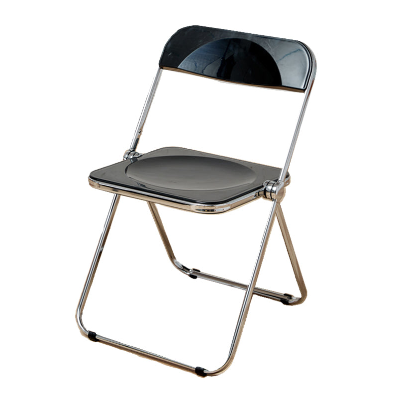 Contemporary Open Back Metal Folding Armless Dining Chairs(Set of 4/8 ...