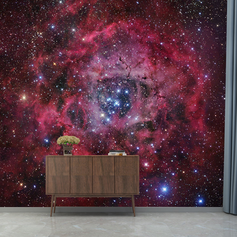 Water-Resistant Nebula Wall Mural Decal Custom-Printed Nordic Wall ...