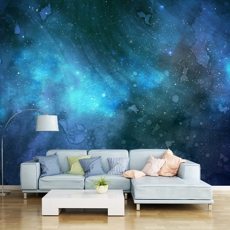 Decorative Nebula Wall Mural Decal Custom Size Nordic Wall Covering for ...