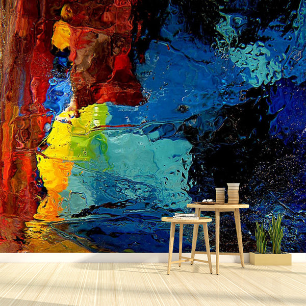 Whole Illustration Aesthetic Mural Wallpaper for Accent Wall with ...